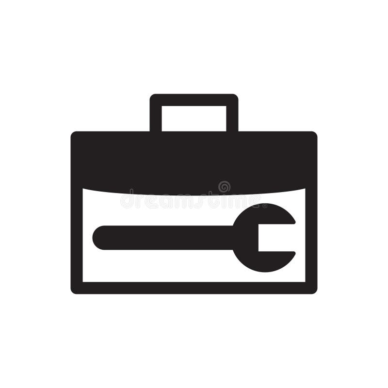 Toolbox icon stock illustration. Illustration of repair - 391065013