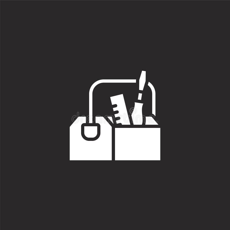 Toolbox Icon. Filled Toolbox Icon for Website Design and Mobile, App ...