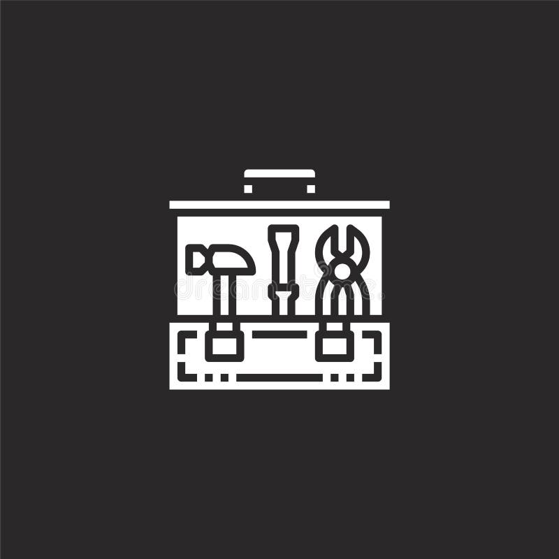 Toolbox Icon. Filled Toolbox Icon for Website Design and Mobile, App ...