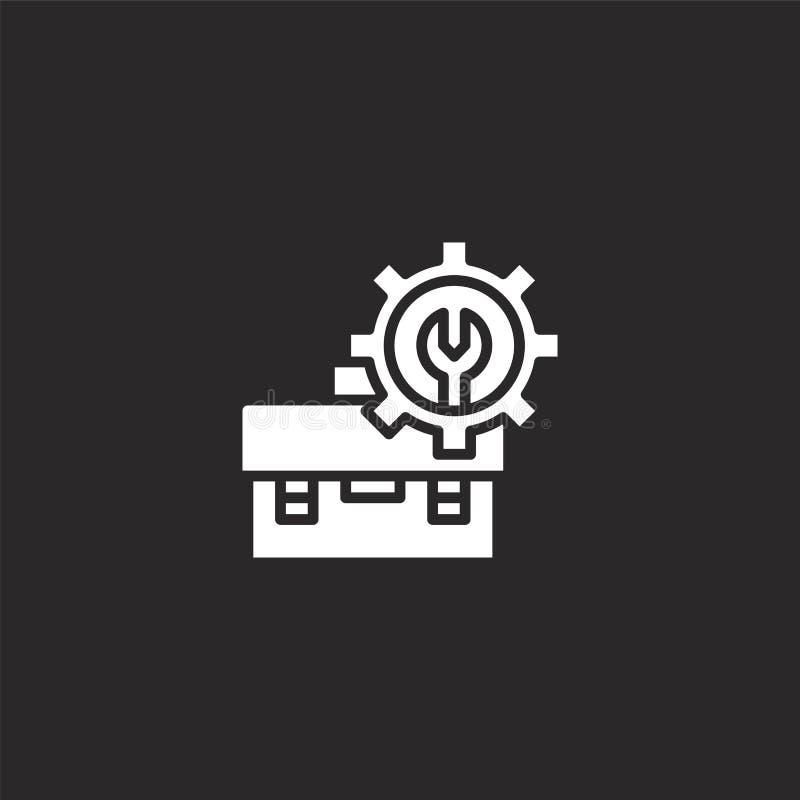Toolbox Icon. Filled Toolbox Icon for Website Design and Mobile, App ...