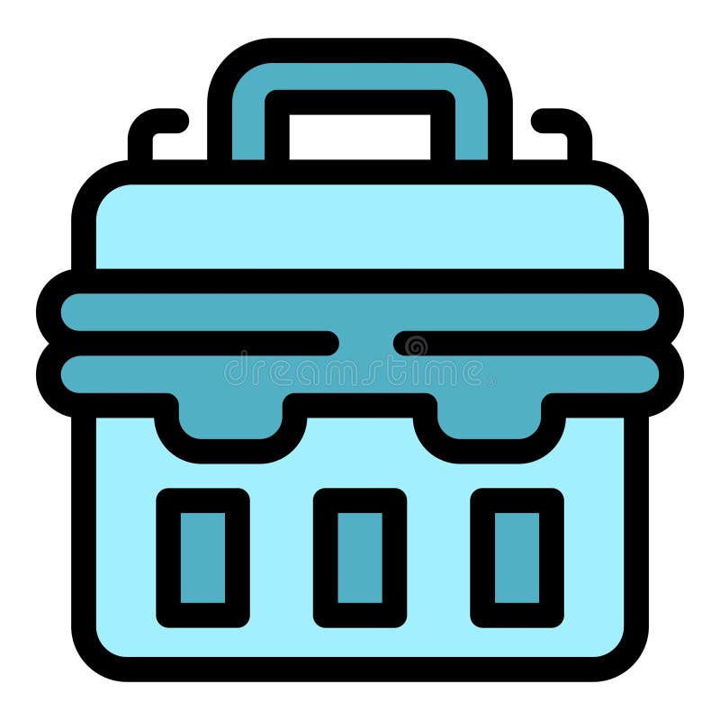 Toolbox icon vector flat stock vector. Illustration of improvement ...