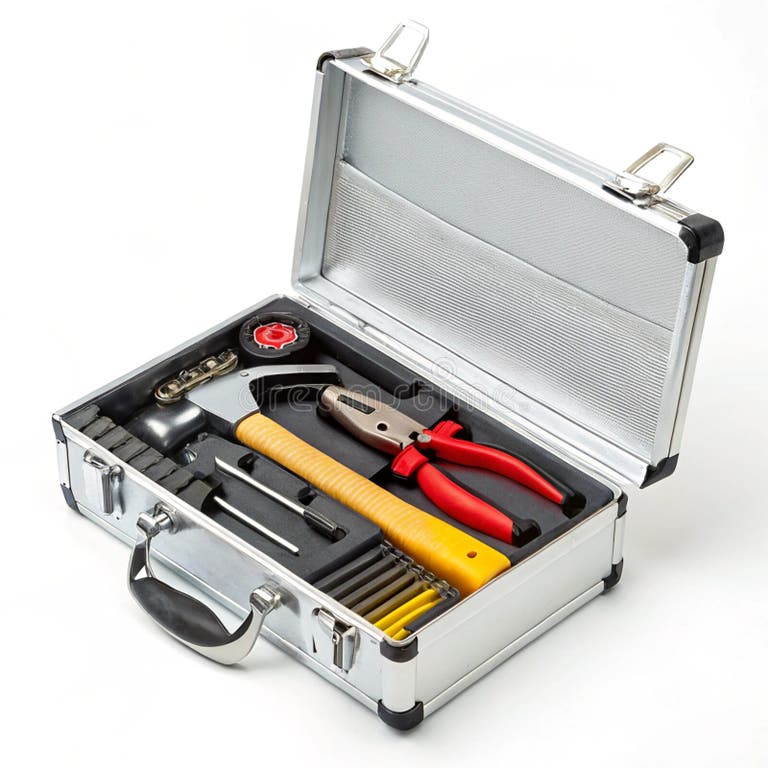 Toolbox Isolated on White Background Stock Illustration - Illustration ...