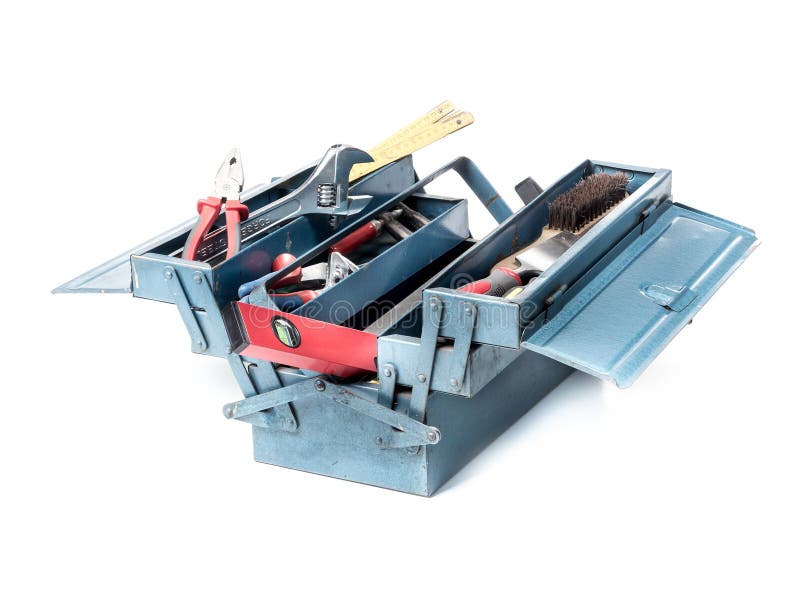 Toolbox stock photo. Image of measure, black, hammer, case - 2879816