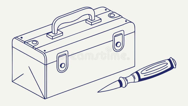 Toolbox with Screwdriver Hand Tools Set, Vector Design Generative AI ...