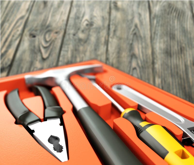 Toolbox stock image. Image of tools, improvement, toolbox - 62037859