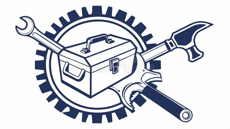 Toolbox and Tools, Repair Kit and Maintenance Equipment Vector Design ...