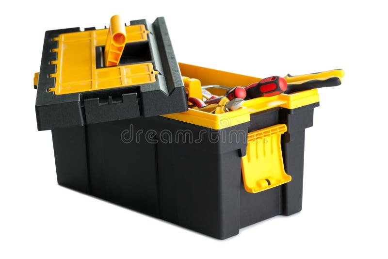 Wooden Tool Box stock photo. Image of grey, contruction - 73344140
