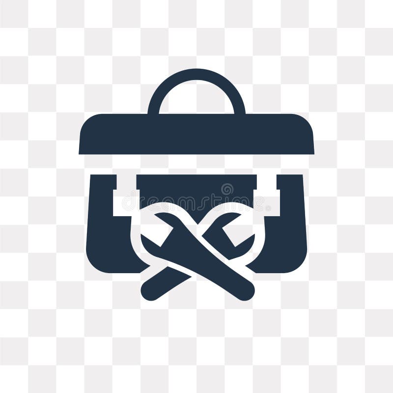 Toolbox Vector Icon Isolated on Transparent Background, Toolbox Stock ...