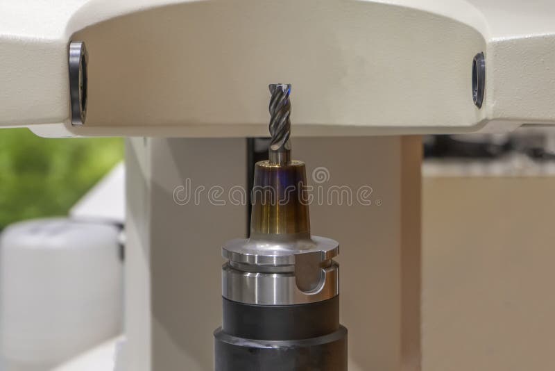 Tooling Measurement and Tool Measuring on Machines Stock Image - Image ...