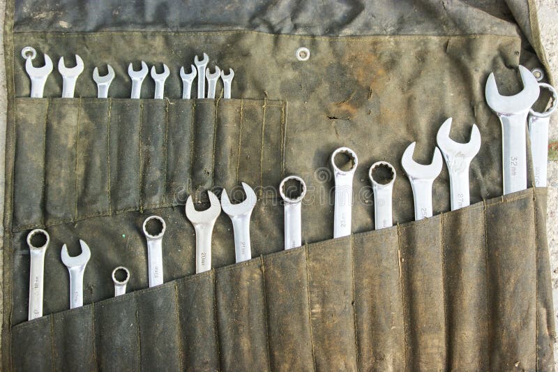 Toolkit stock photo. Image of number, tools, size, metal - 16836844