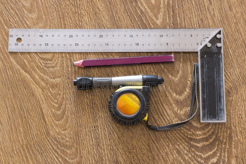 Toolkit for drawing stock photo. Image of work, worn - 105798404