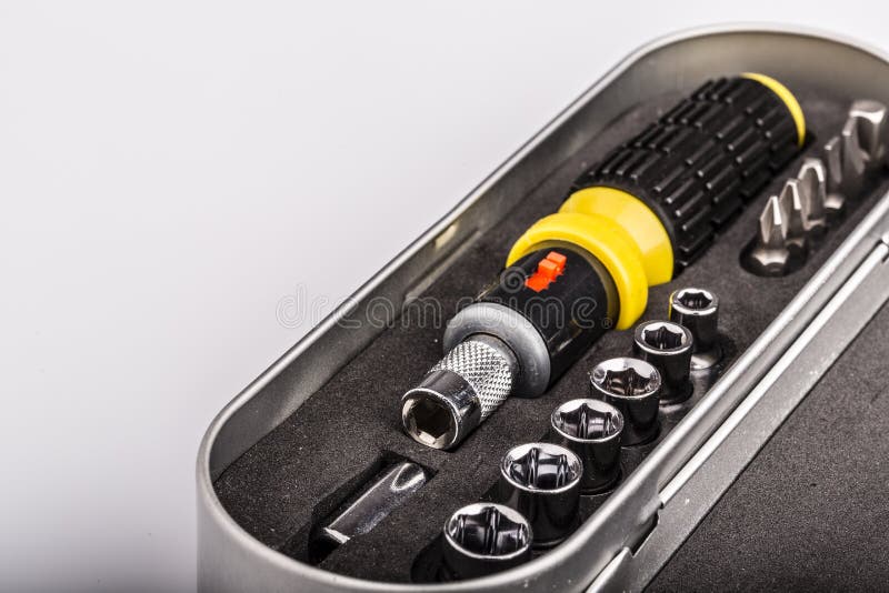 Toolkit, Set of Tools for Repair Stock Photo - Image of group, craft ...