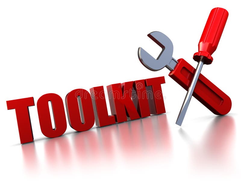 Toolkit sign stock illustration. Illustration of steel - 15203879