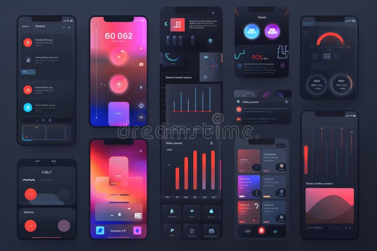 Toolkit-UI UX Scene Creator. Mobile Application Design Stock ...