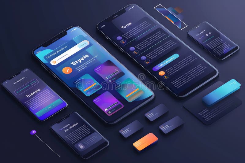 Toolkit Ui Ux Scene Creator Mobile Application Design Smartphone