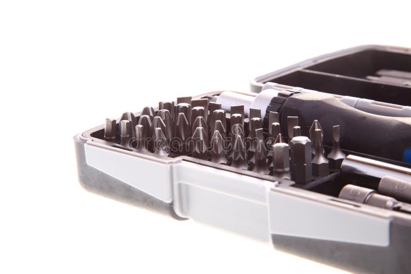 Toolkit of various tools stock photo. Image of storage - 19485110