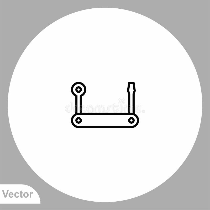 Toolkit Vector Icon Sign Symbol Stock Vector - Illustration of mechanic ...