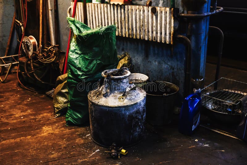 Toolmaker at the factory stock image. Image of metal - 86184133