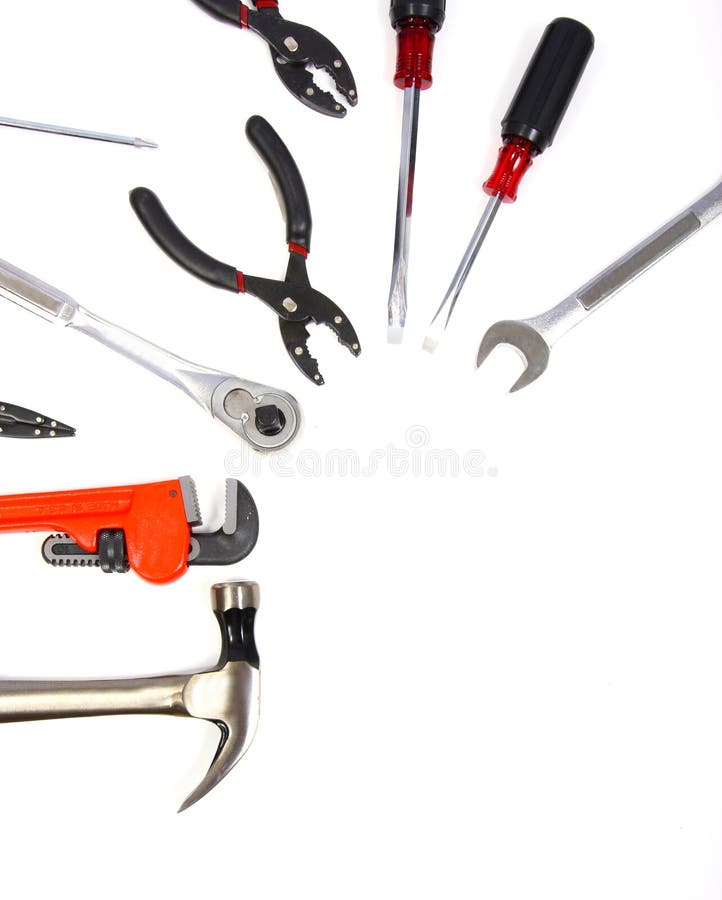 Frame of tools stock photo. Image of brush, metal, pincer - 288696