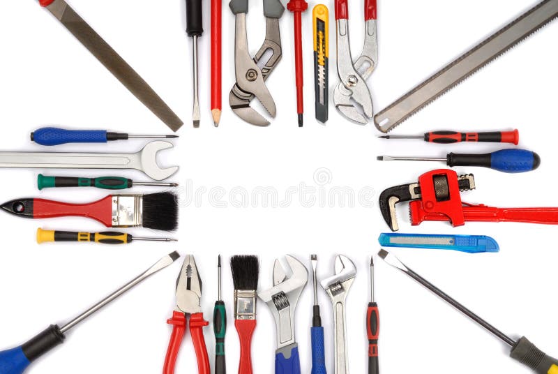 Tools stock image. Image of pliers, work, spanner, paintbrush - 11888537