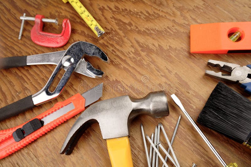 Tools stock image. Image of hardware, level, idea, carpentry - 13634135