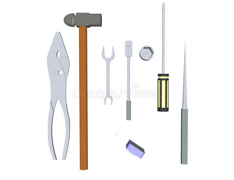 Vector Board with Tools stock vector. Illustration of scale - 39119367