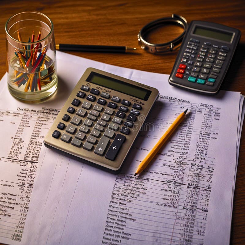 The Tools for Accounting and Financial Analysis Stock Illustration ...