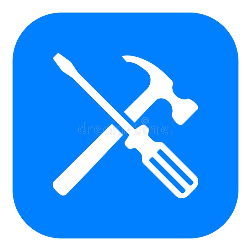 Tools and app icon stock vector. Illustration of graphic - 245779587