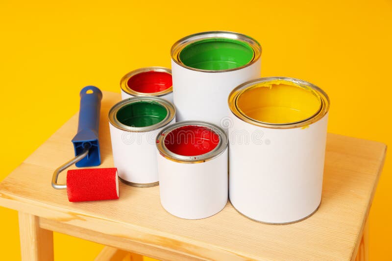 Tools for Art and Repairing - Paint, Paint in Can Stock Image - Image ...