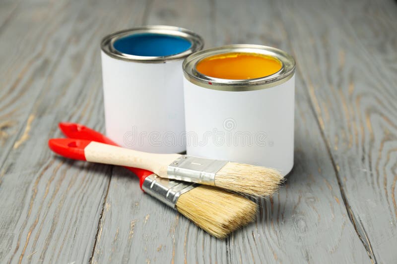 Tools for Art and Repairing - Paint, Paint in Can Stock Image - Image ...