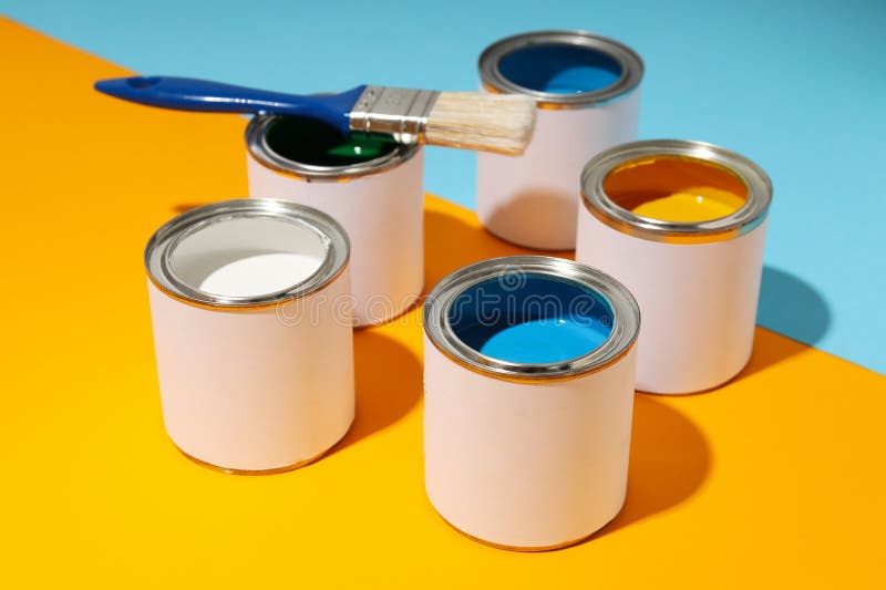 Tools for Art and Repairing - Paint, Paint in Can Stock Image - Image ...