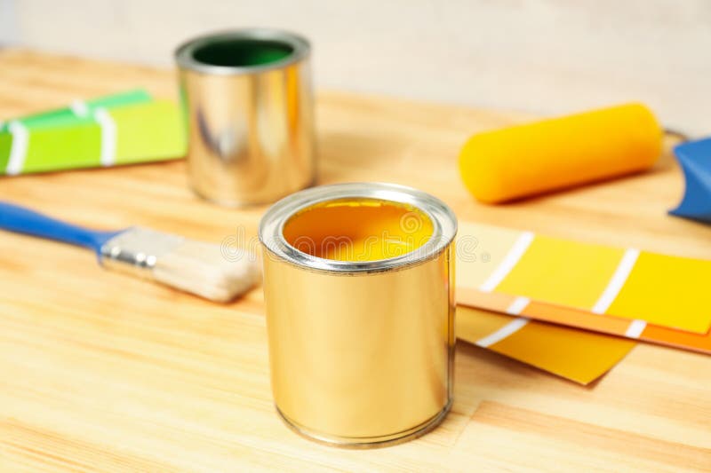 Tools for Art and Repairing - Paint, Paint in Can Stock Photo - Image ...