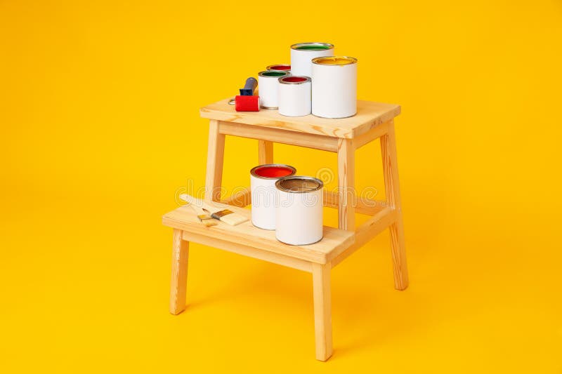 Tools for Art and Repairing - Paint, Paint in Can Stock Image - Image ...