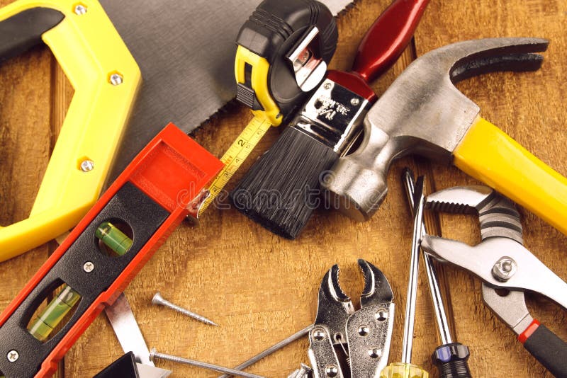Work tools stock photo. Image of construction, closeup - 127833026
