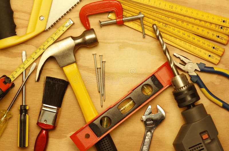 Tools stock image. Image of hardware, home, objects, work - 38941355
