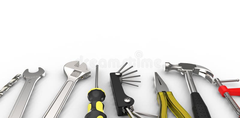 Tools background stock illustration. Illustration of equipment - 23685231