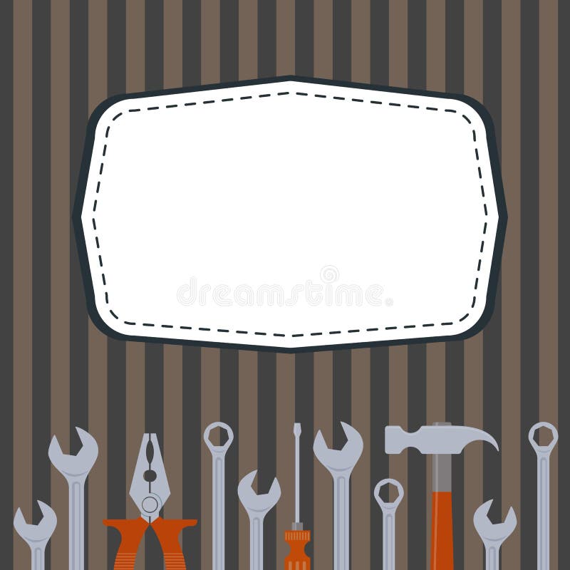 Tools background stock vector. Illustration of equipment - 62622937