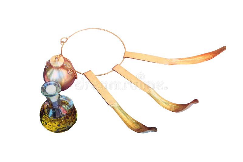 Tools for Bathing in Ancient Romans Terms, Tersorium, Isolated on a Whi ...