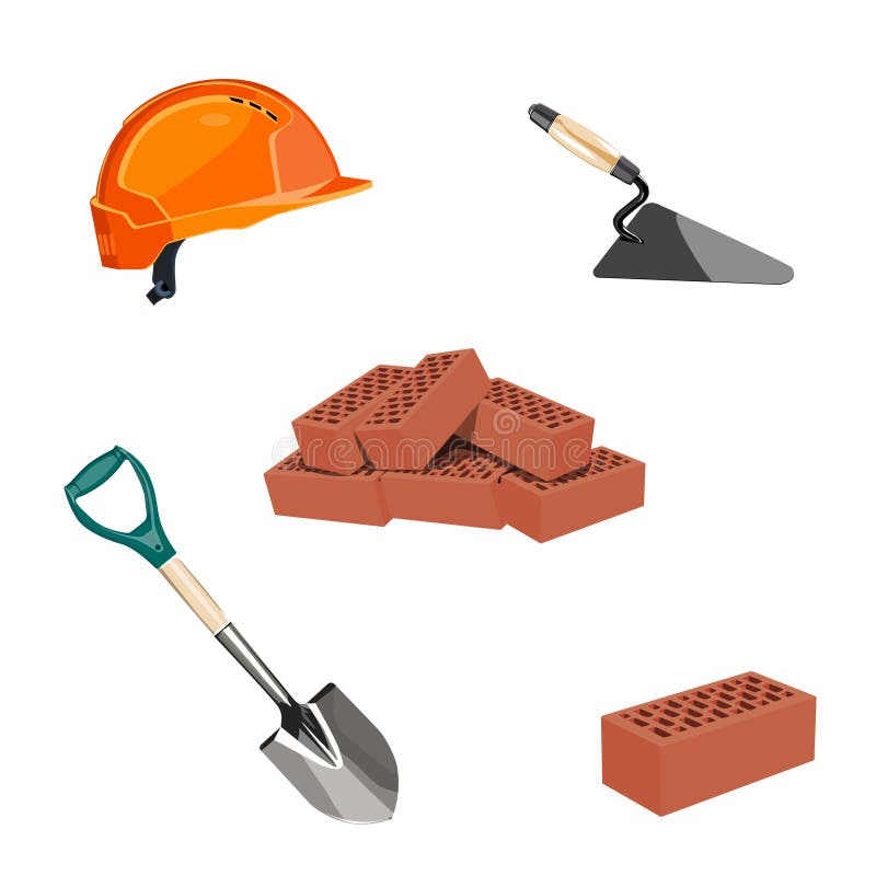 Tools of the Builder. Set. Vector Illustration Stock Vector ...