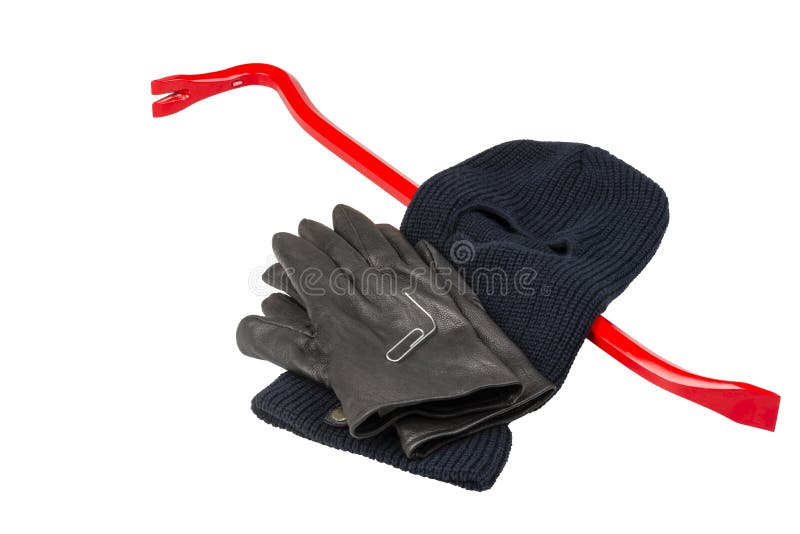 Tools for a burglar stock image. Image of bandit, isolated - 36111901