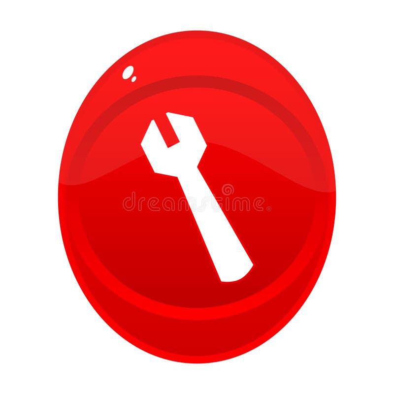 Tools Web Button - Wheel stock vector. Illustration of driver - 9478851