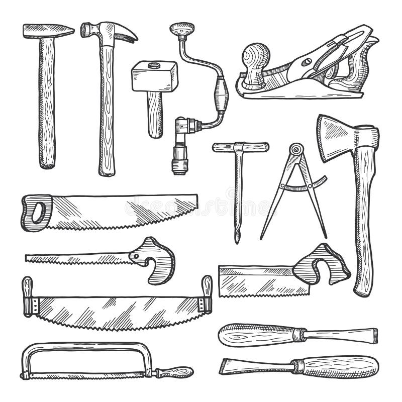 Carpentry Sketch Stock Illustrations – 2,881 Carpentry Sketch Stock ...