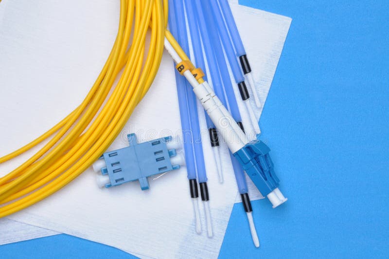 Tools, Cleaning Kit for Optic Connectors and Patch Cords Cables Stock ...