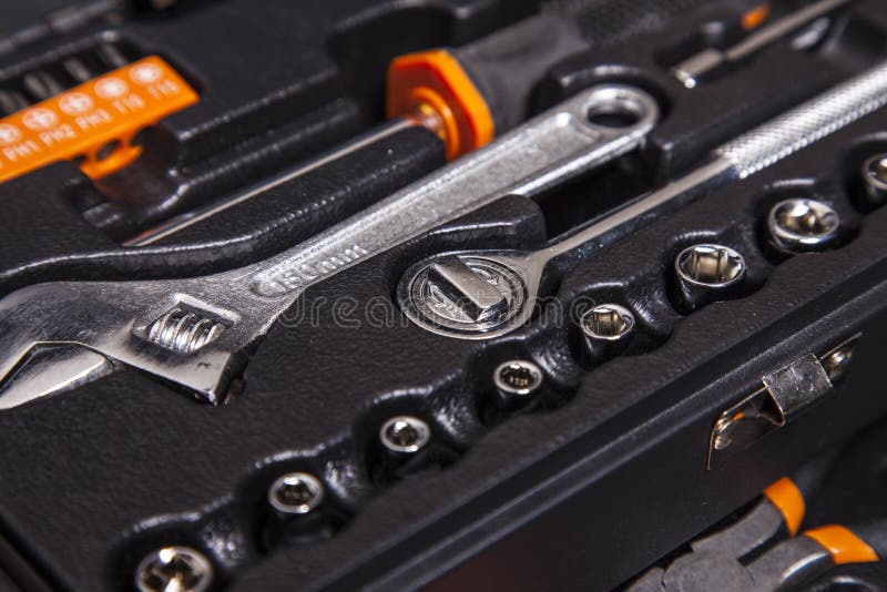 Tools, close up stock image. Image of bolt, color, equipment - 65858547