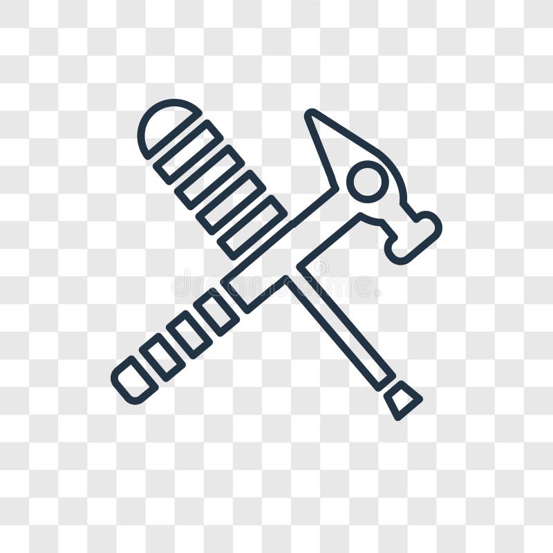 Tools Concept Vector Linear Icon Isolated on Transparent Background ...