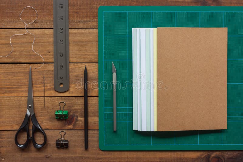 Tools for the Craft of Hand Bookbinding Stock Photo - Image of ...