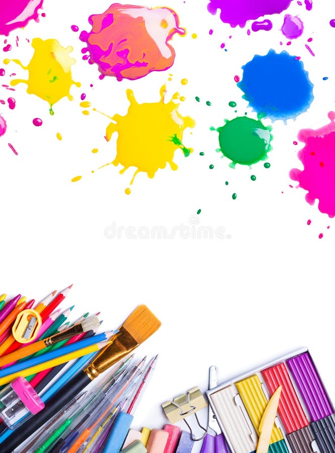 Tools for creative work stock photo. Image of paper, pencil - 44486994
