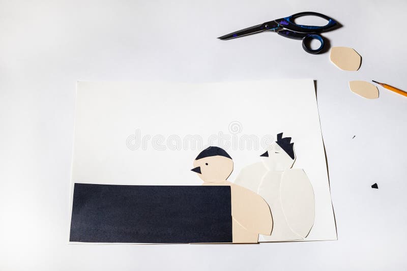 Tools and Cut Out Parts for Making Applique Stock Photo - Image of ...
