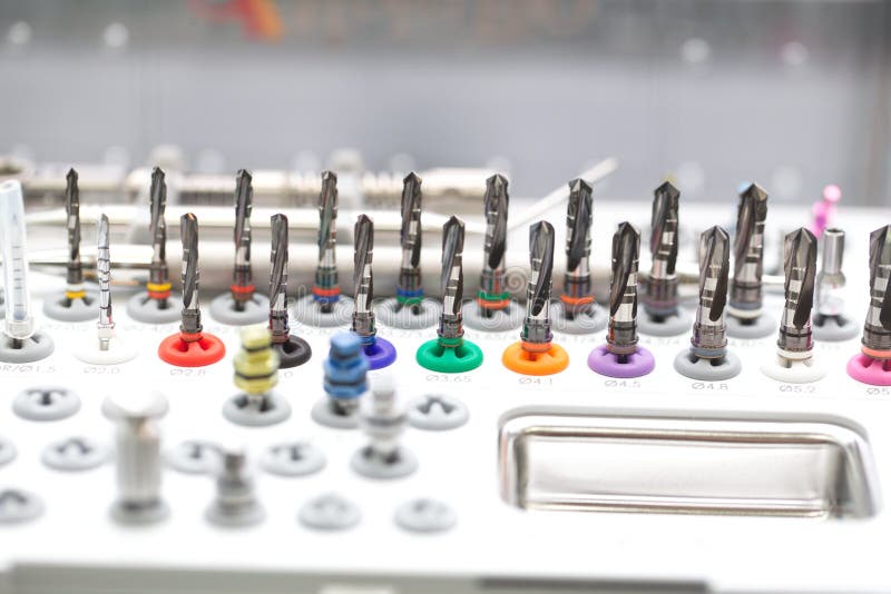 Tools for Dental Prosthetist Drill Box Set Stock Image - Image of ...
