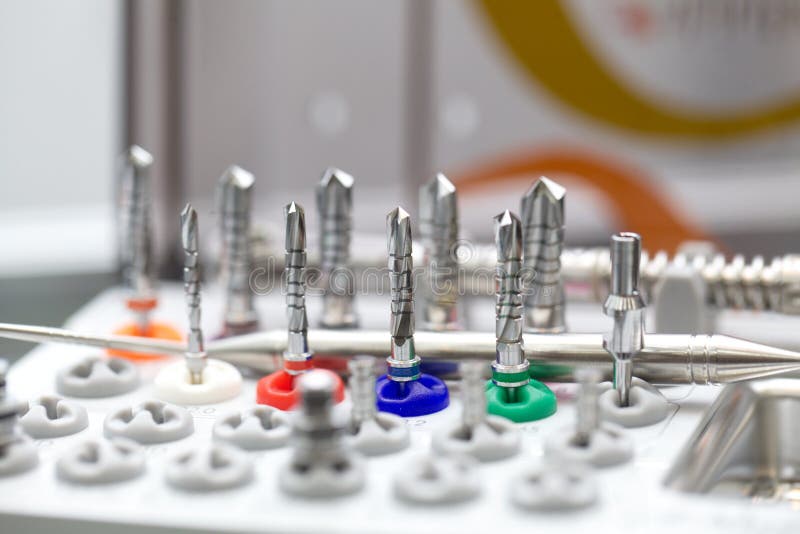 Tools for Dental Prosthetist Drill Box Set Stock Image - Image of steel ...